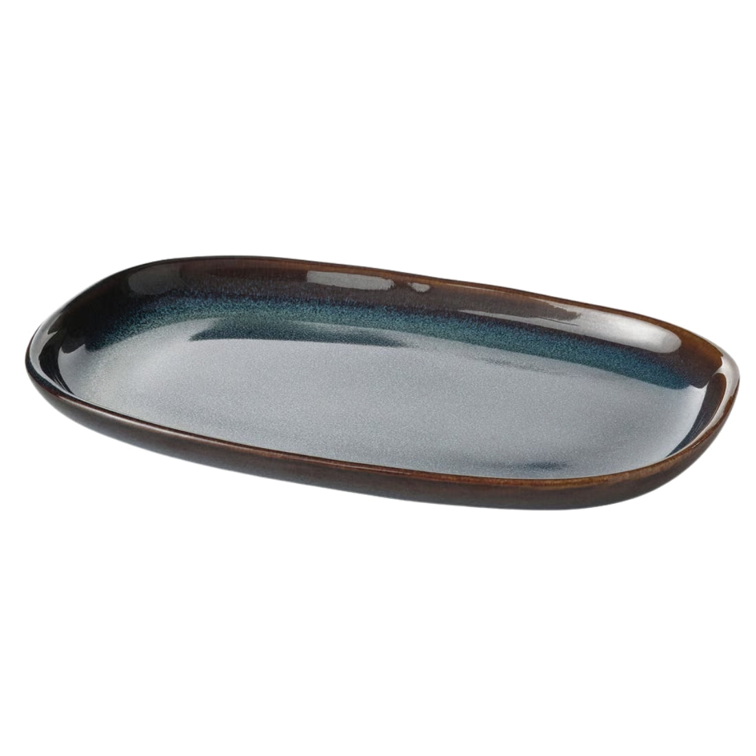 IKEA GLADELIG Plates – Blue | Side, Deep & 20x13 cm | Elegant Stoneware ...