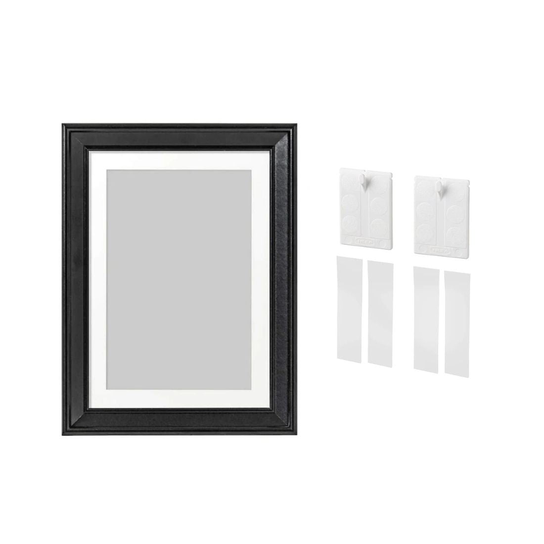 IKEA Frame, 13x18 cm (5x7 ") with Adhesive hook for frame, white ...